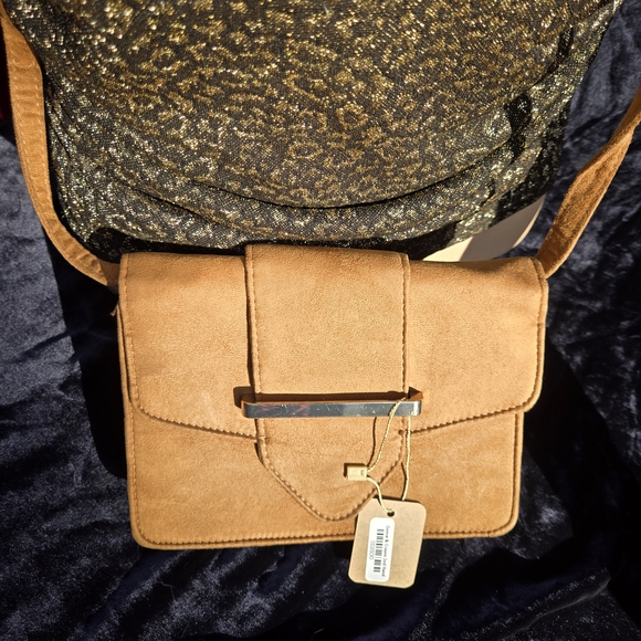 Who What Wear | Bags | Who What Wear Tan Faux Suede Crossbody Bag Flap ...